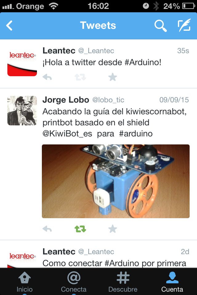Como conectar Arduino a Twitter – Leantec.ES