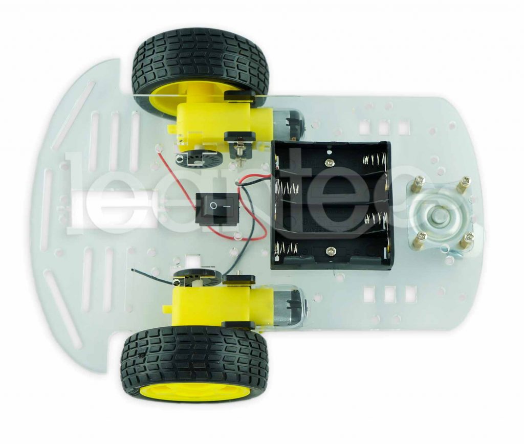 Chasis robot 2WD. Chasis robot de 2 ruedas. – Leantec.ES
