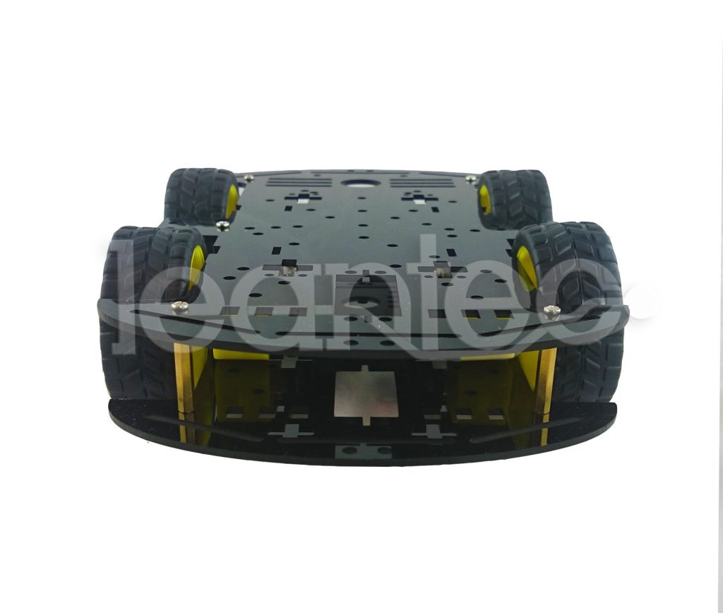 Chasis robot 4WD. Chasis robot de 4 ruedas. – Leantec.ES