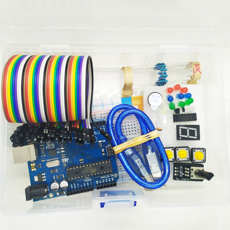 Kit de Iniciación ARDUINO UNO R3 para Electrónica y Programación – Leantec.ES