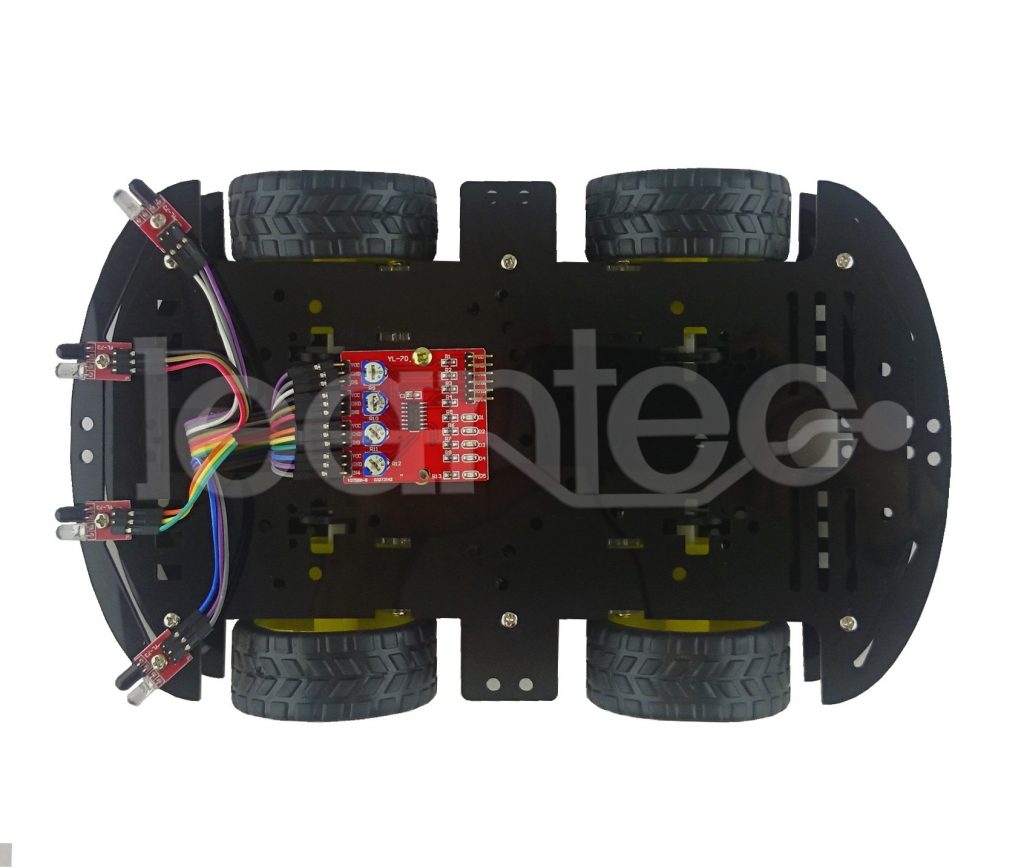 Kit de Robótica Chasis 4WD para Arduino con Driver L298N y Sensor IR ...