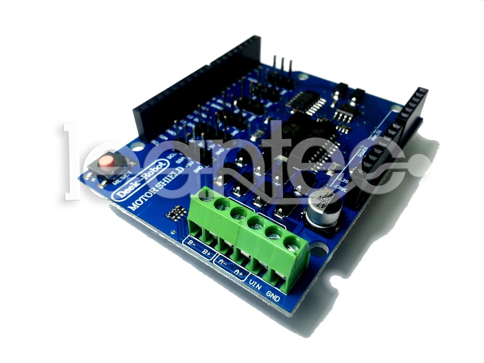 L298P. Motor shield | Leantec.ES