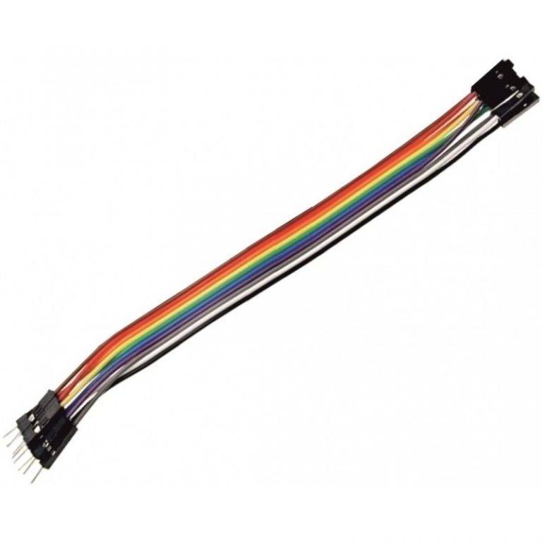 10 CABLE JUMPER DUPONT protoboard MACHO – HEMBRA arduino cables wire ...