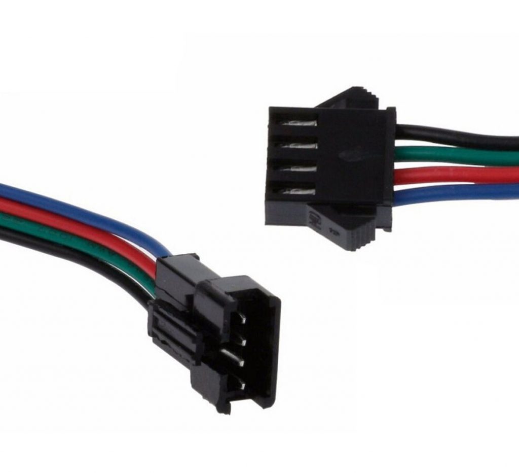 Pareja de Conectores JST SM 4 Pin Macho Hembra 150mm Baterias LIPO NiMh ...