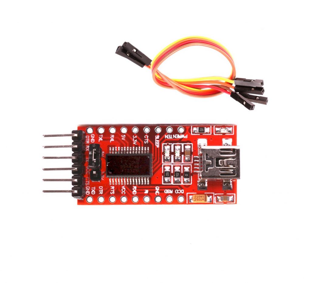 FT232RL FTDI USB a TTL Conversor Serie 3.3-5V Arduino Pro Mini + Cable – Leantec.ES
