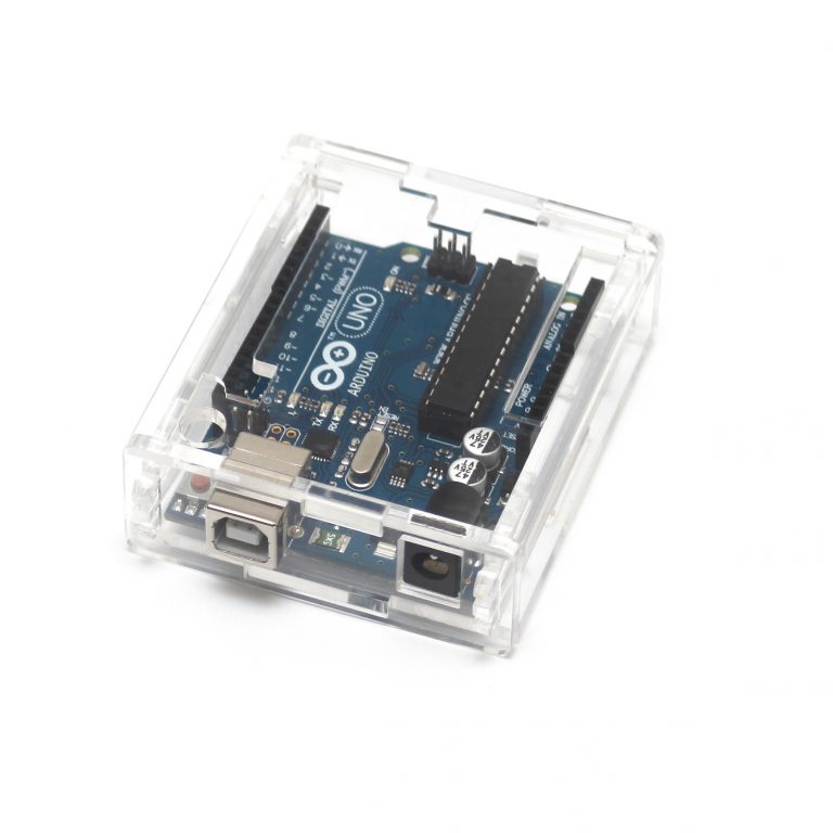 Caja Protectora Acrílica Transparente para Arduino UNO R3 – Leantec.ES