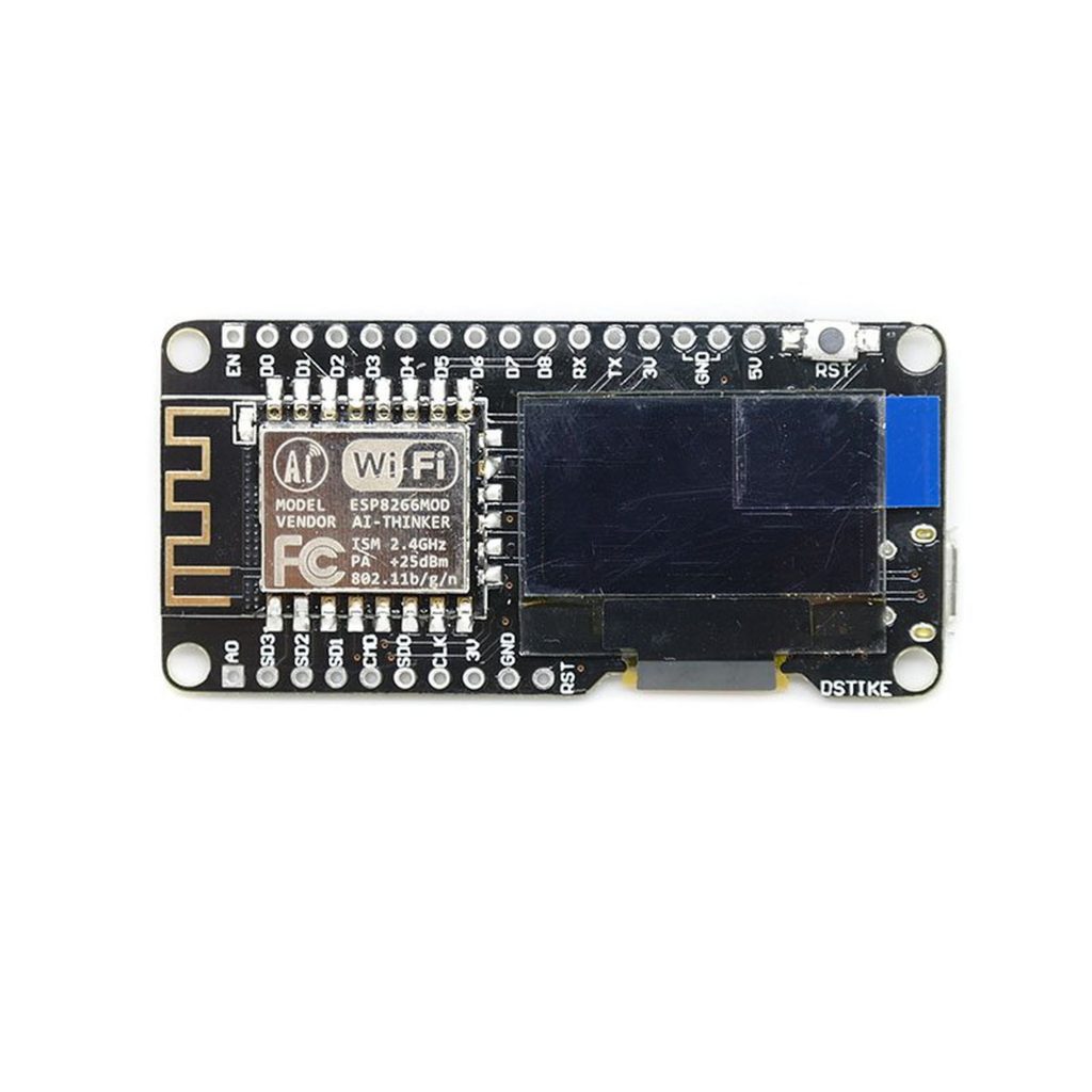 D-Duino-v3 esp8266 esp12f 0.96″ oled display modulo WiFi IOT Arduino nodemcu – Leantec.ES