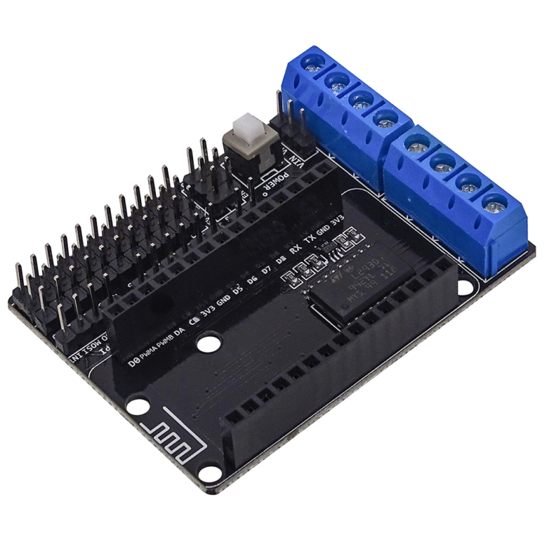 Nodemcu + Motor Shield L293D expansión board para NodeMcu ESP8266 WIFI ... Nodemcu + Motor Shield L293D expansión board para NodeMcu ESP8266 WIFI ...