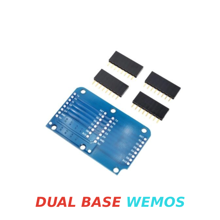 Modulo Shield Dual Base WeMos Protoboard doble cara para Wemos D1 mini ...